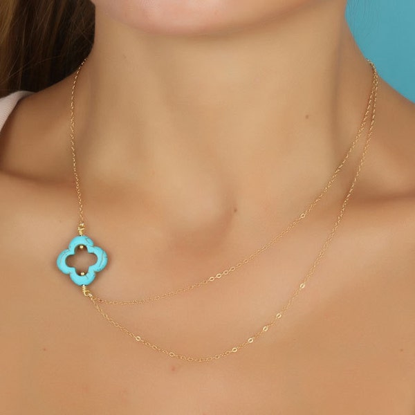 Turquoise Clover - Etsy