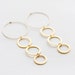 Long Gold Hoop Earrings 14k Gold Filled Hoops Extra Long - Etsy