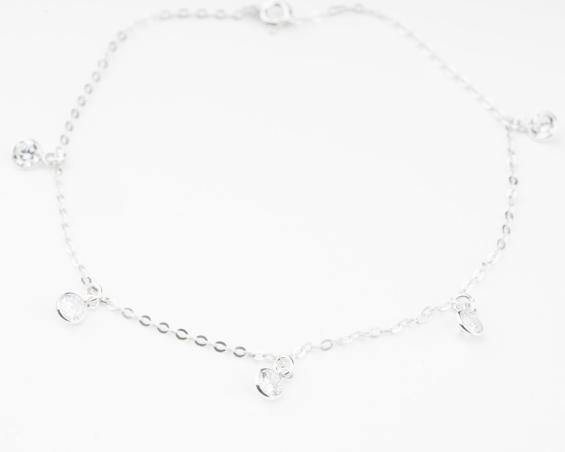 Swarovski Anklet Crystal Anklet Holiday Gift for Best - Etsy