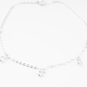 Swarovski Anklet, Crystal Anklet, Holiday Gift for Best Friend ...