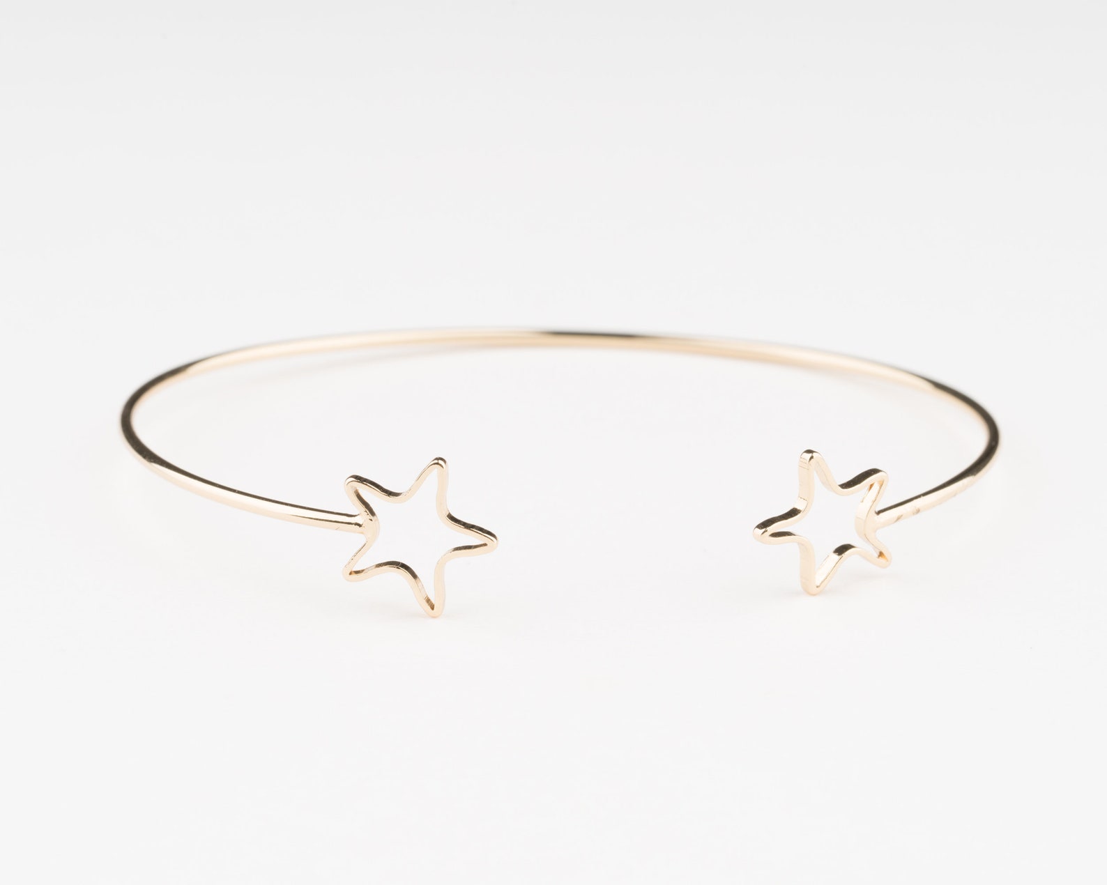 Star Cuff Bracelet Star Bracelet Star Cuff Bangle Gold - Etsy