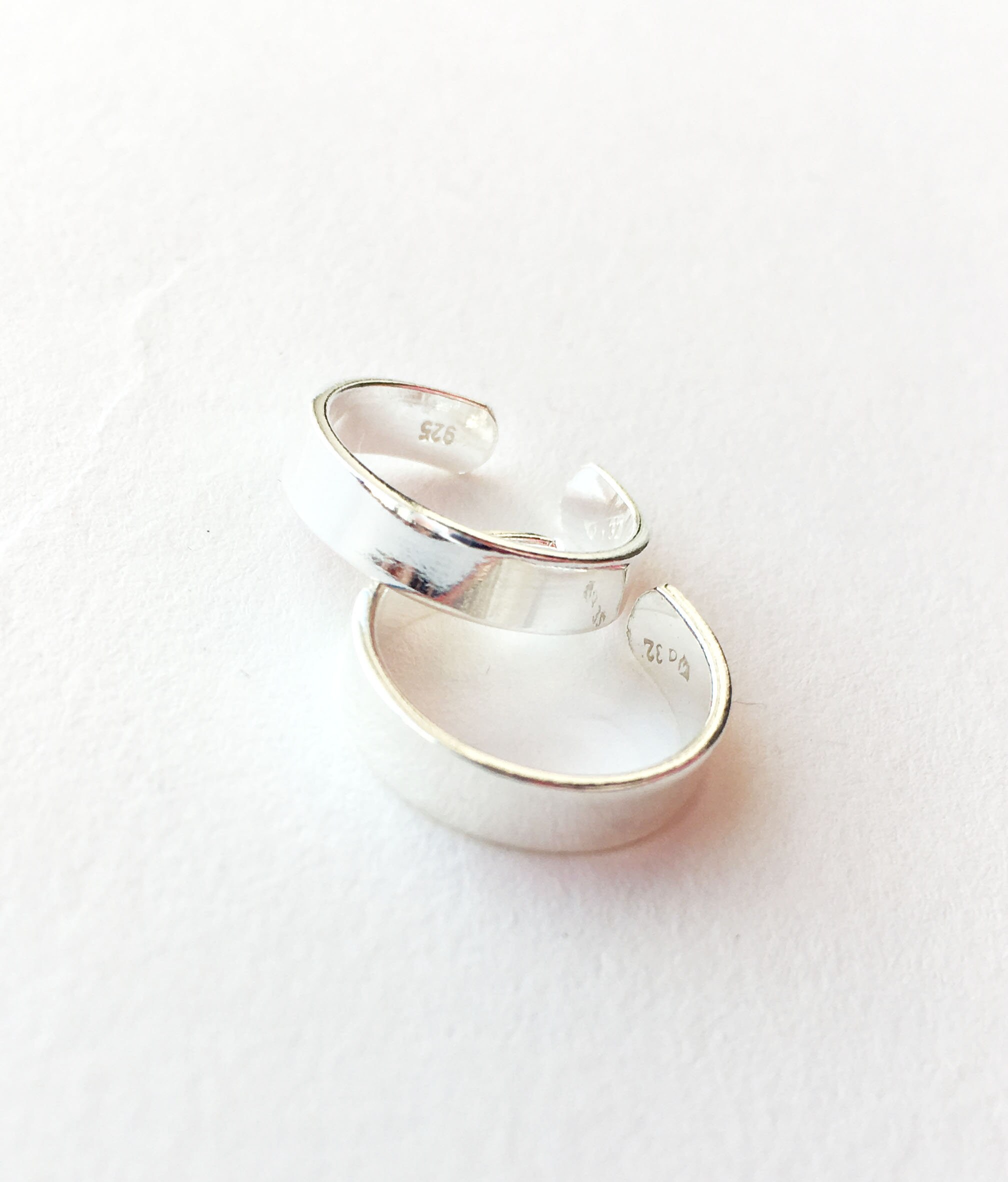 Sterling Silver Midi Ring Toe Ring Band Ring Stacking | Etsy