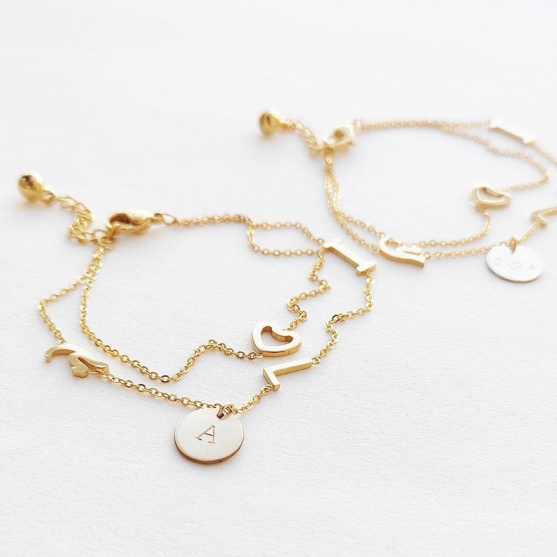 Personalized Valentine's day Bracelet Love Bracelet | Etsy