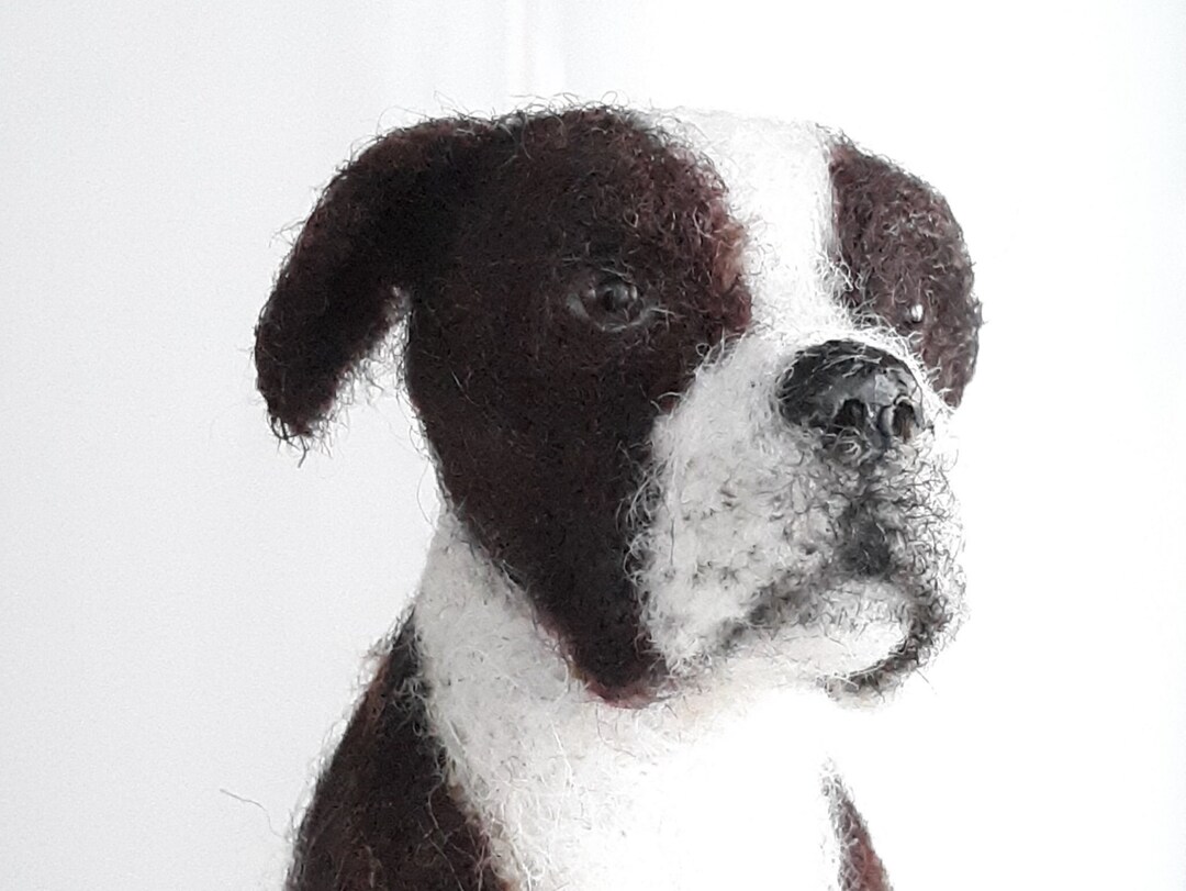 Mini Needle Felted Pet Replica, 4 Size Wool Felt Dog, Personalized Pet ...