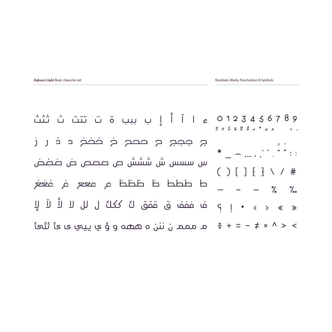 Aqlaam Arabic Typeface Arabic Calligraphy Font Islamic - Etsy