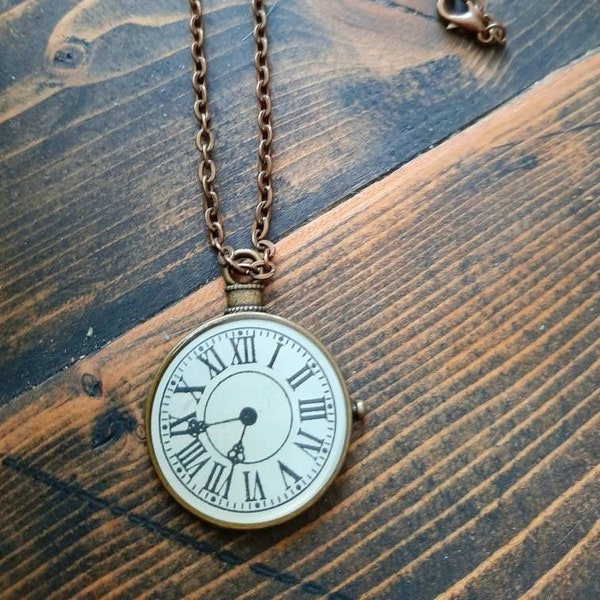 Clock Face Charm - Etsy