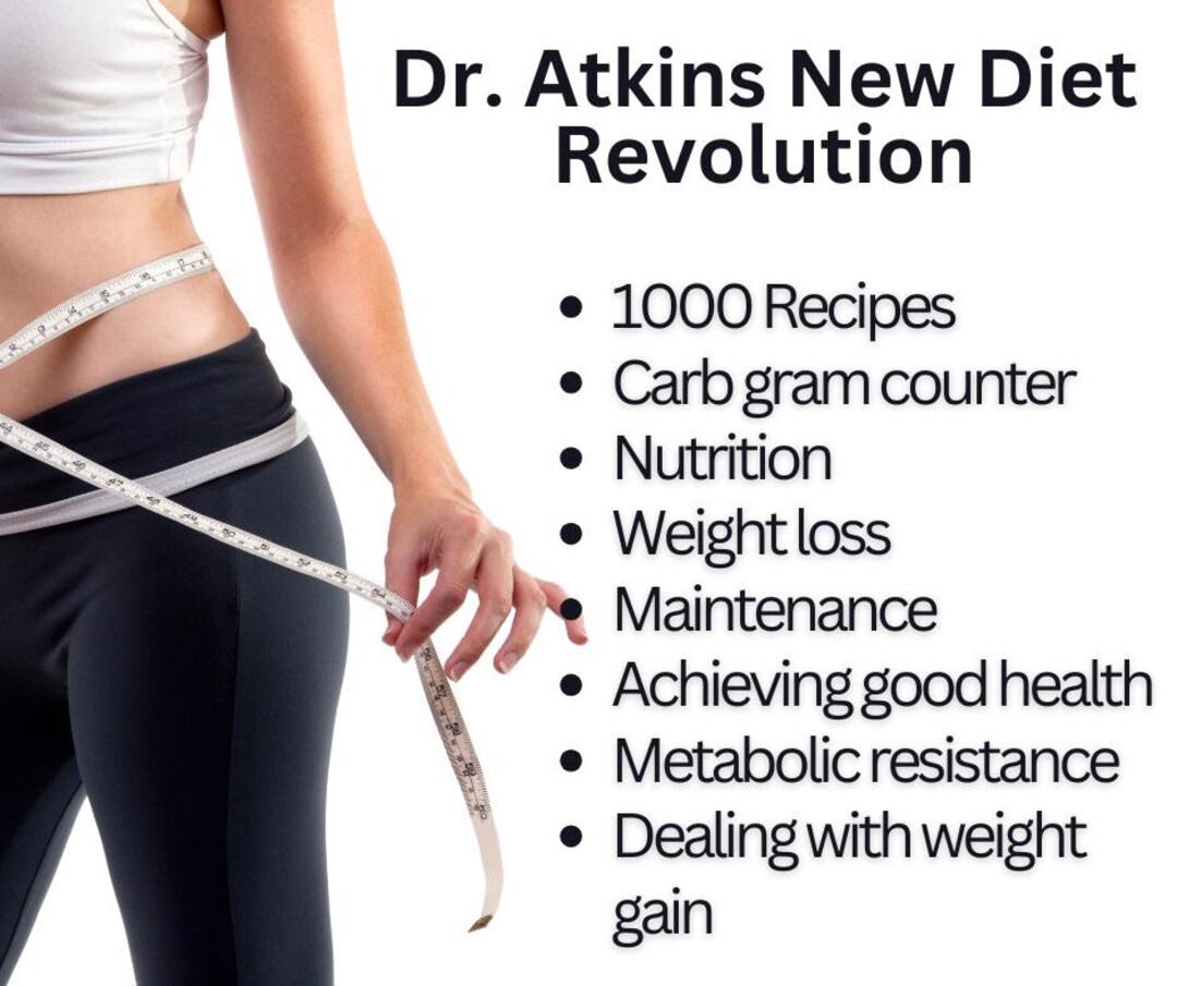 Ebook - Dr. Atkins New Diet Revolution - 1000 Recipes - Carb Gram ...