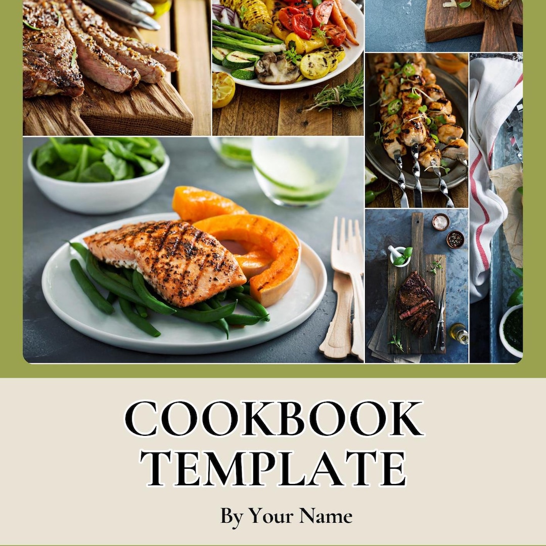 Template - Cookbook Template - Create Your Own Cookbook/recipe Book ...
