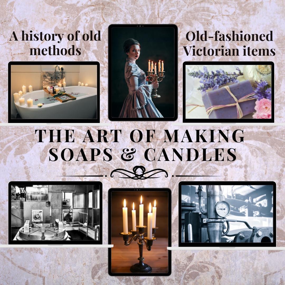 Ebook - the Art of Making Soaps and Candles - Late 1800s/victorian/old ...