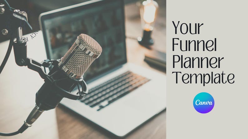 Template - Funnel Planner Template - Sales Funnel/social Media ...