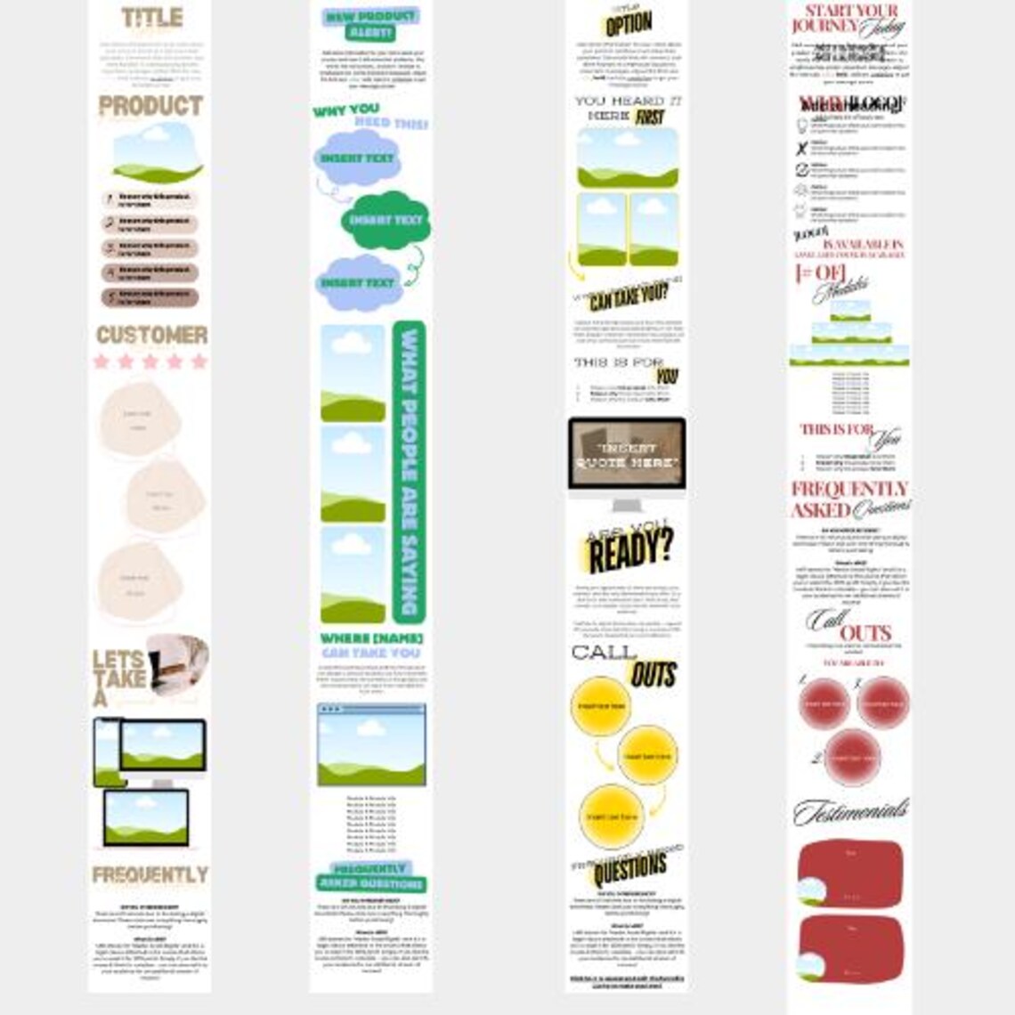 Template - Funnel Planner Template - Sales Funnel/social Media ...