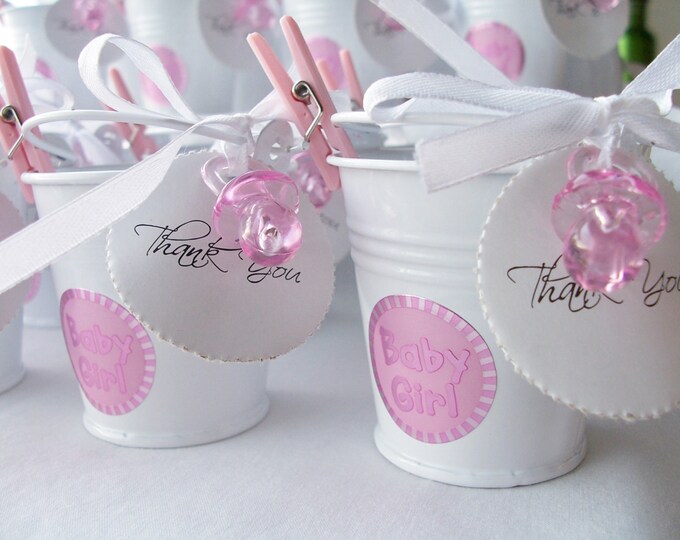 16 Baby Girl Miniature Keepsake Buckets Pink Baby Girl - Etsy