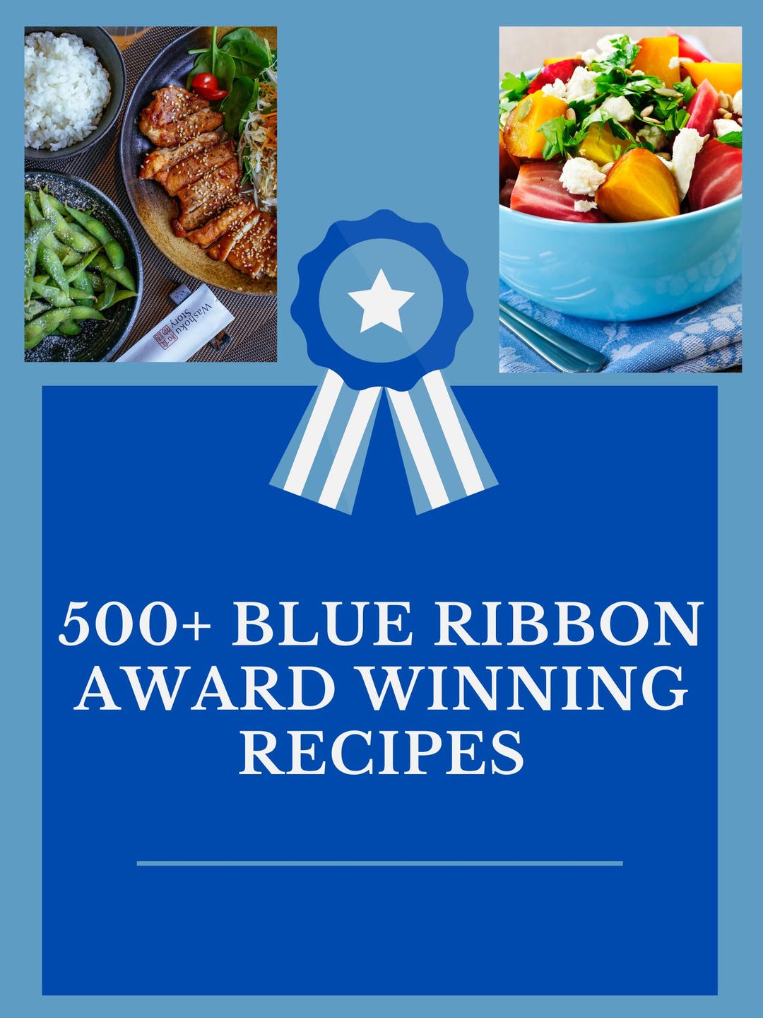 Ebook - 500+ Blue Ribbon Award-winning Recipes/blue Ribbon Cookbook ...