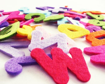 Thick Felt Capital Letters Great for Learning 2 Inch | Etsy