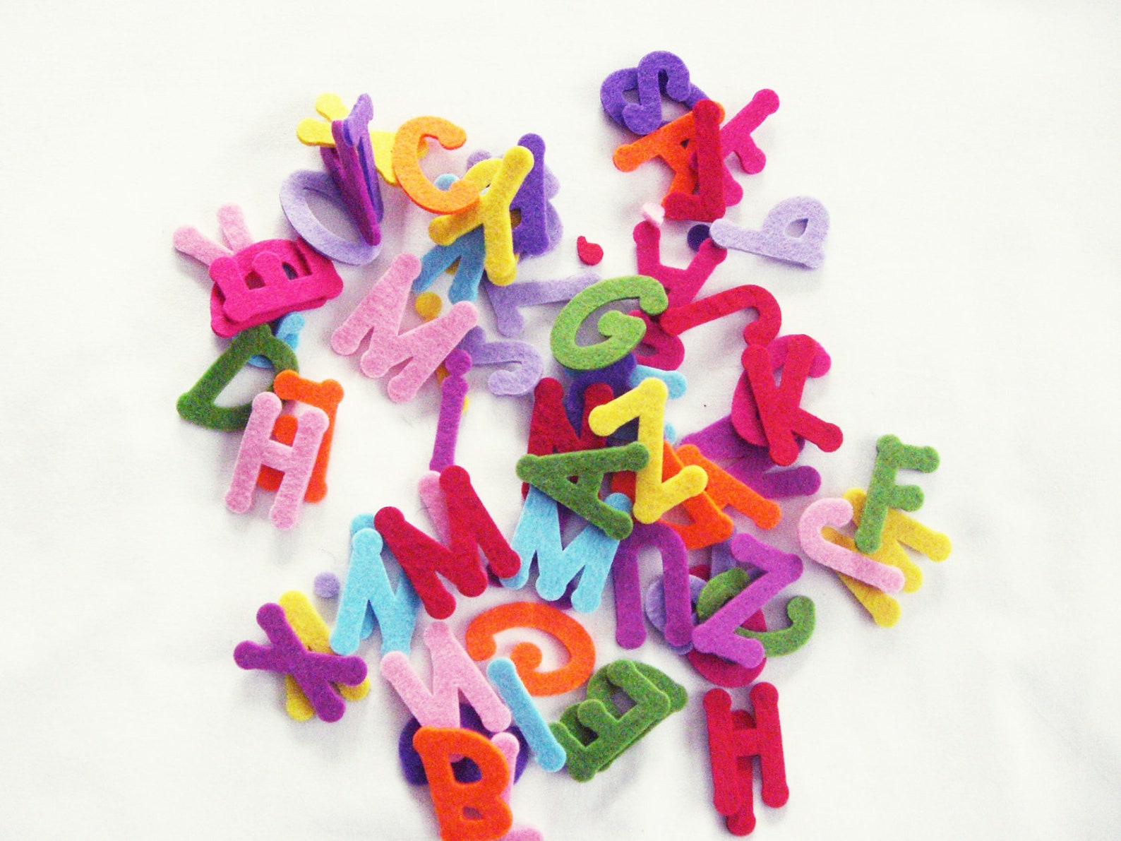 Thick Felt Capital Letters Great for Learning 2 Inch - Etsy
