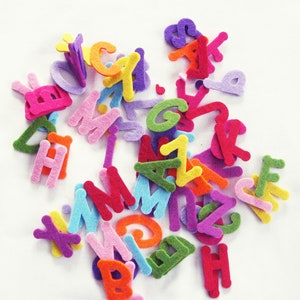 Thick Felt Capital Letters Great for Learning 2 Inch - Etsy