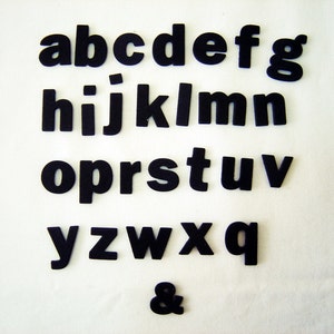 Eva Lowercase Alphabet Set 1 inch | Etsy