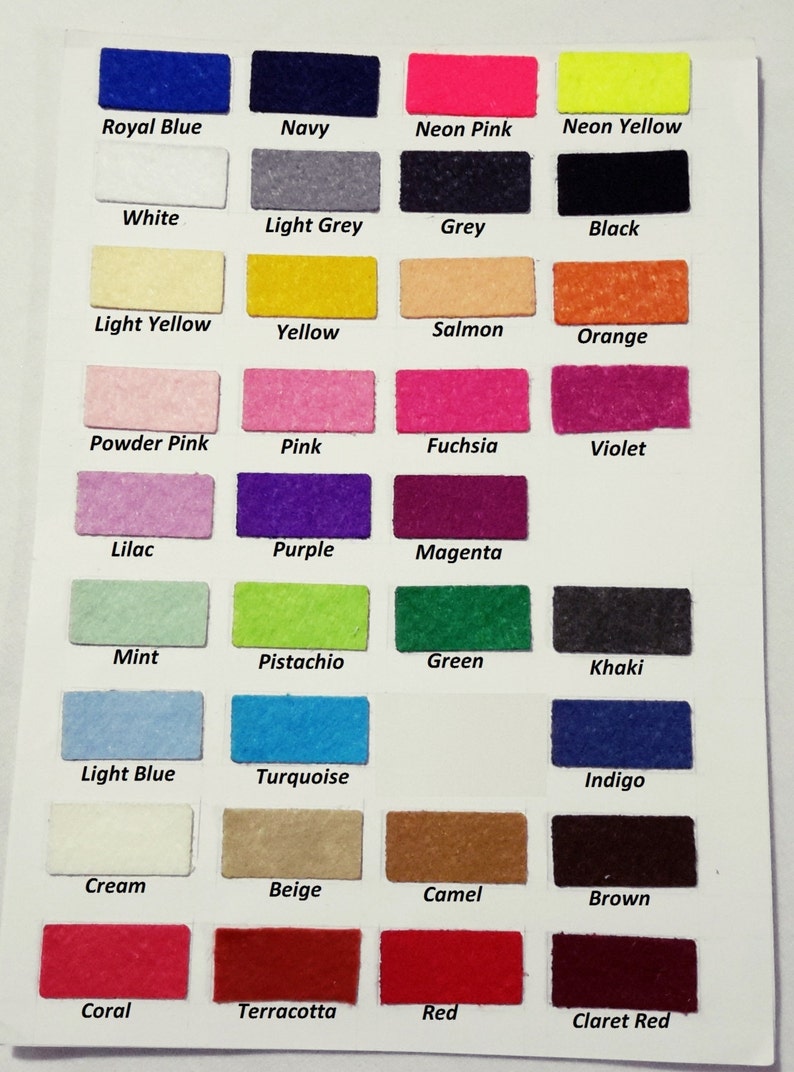 Felt Flowers 30 Piece 6 Set Felt Lotus Flowers Felt Die - Etsy