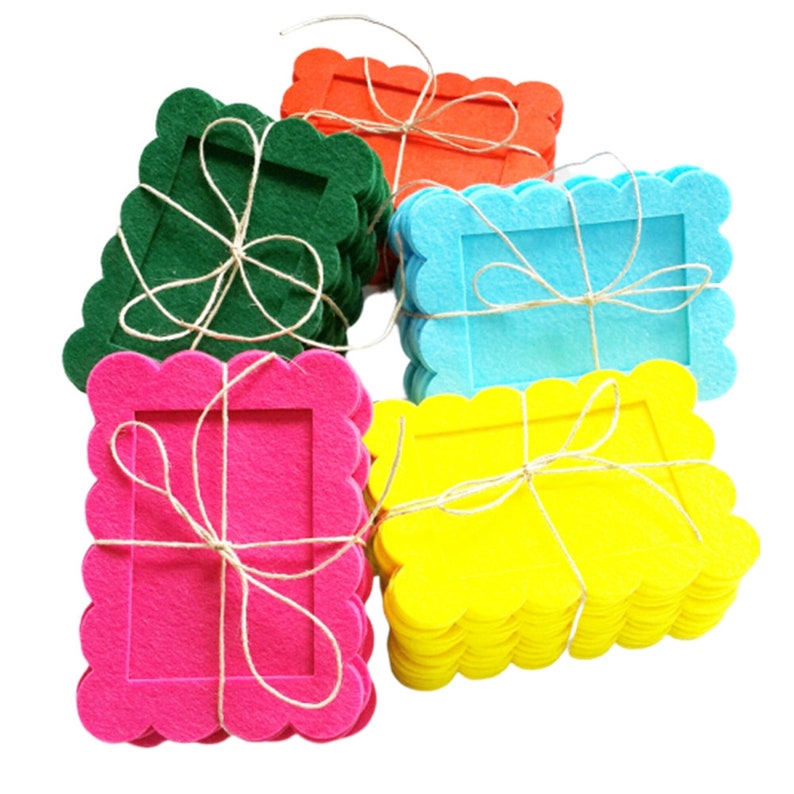 Thick Felt Frame Set 6 Set 12 Pcs Felt Die Cut Frame - Etsy