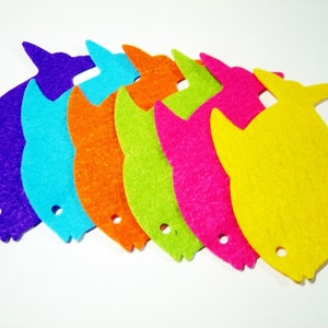 Felt Fish 6 Pieces Felt Cute Big Fish Set Felt Animals | Etsy