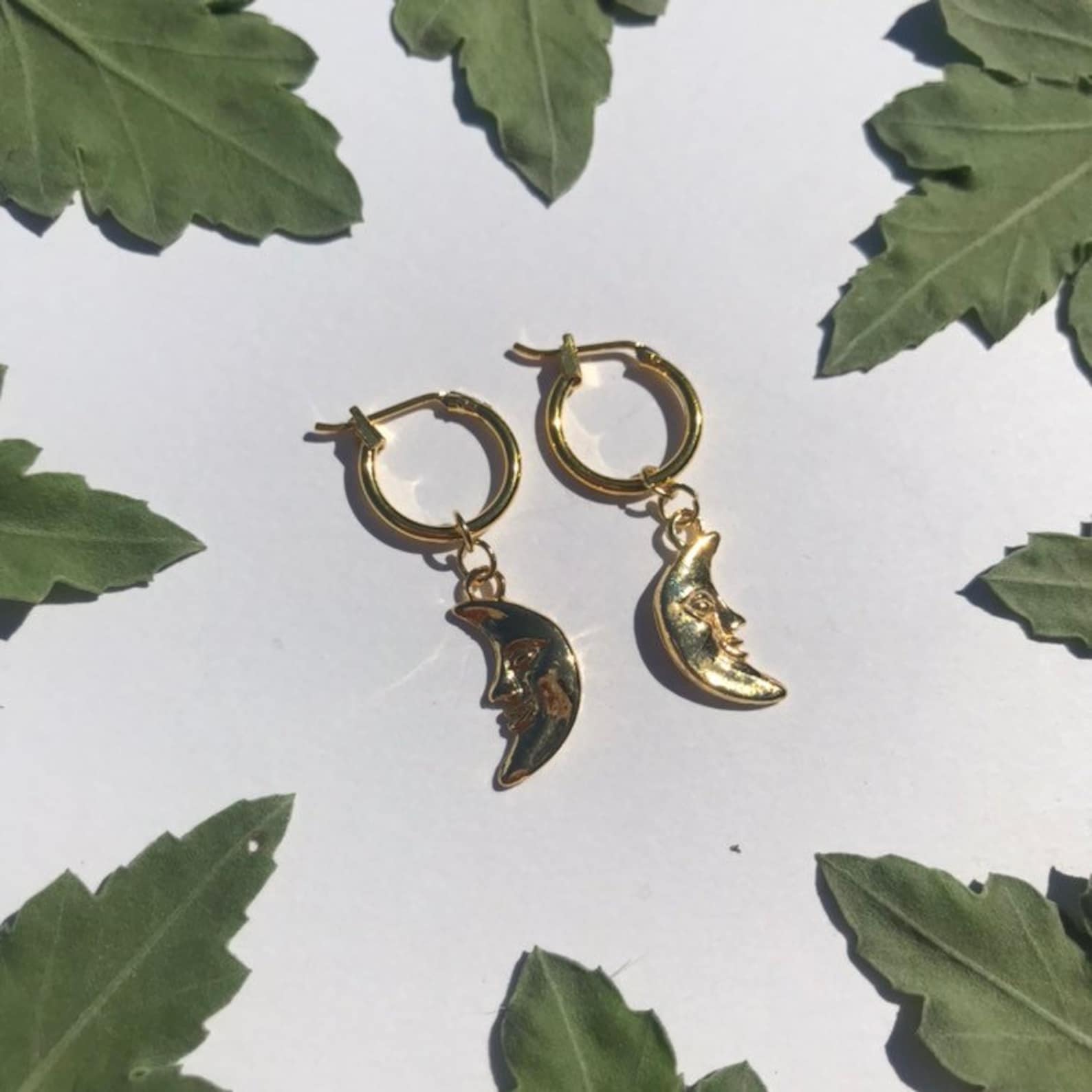 The Moonlight Earrings 24k Gold Filled or 14k Gold Plated - Etsy