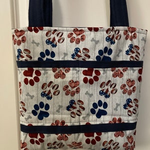 Paw Prints Tote Bag - Etsy