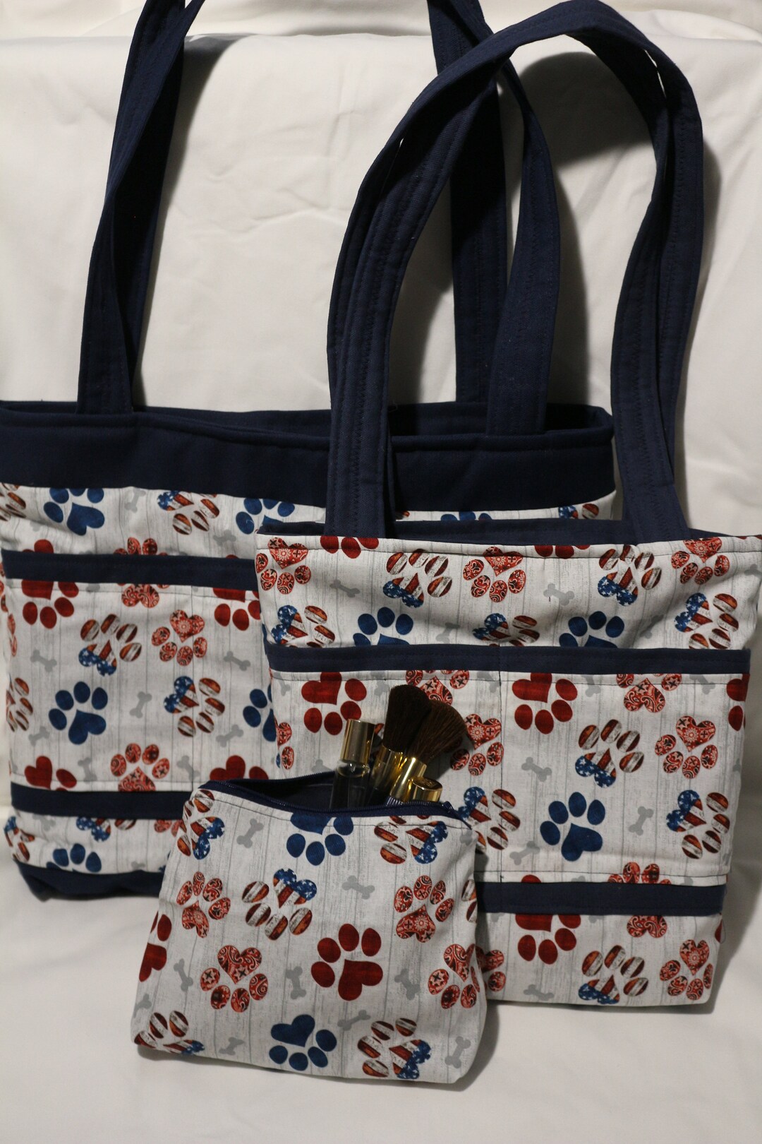 Paw Prints Tote Bag - Etsy
