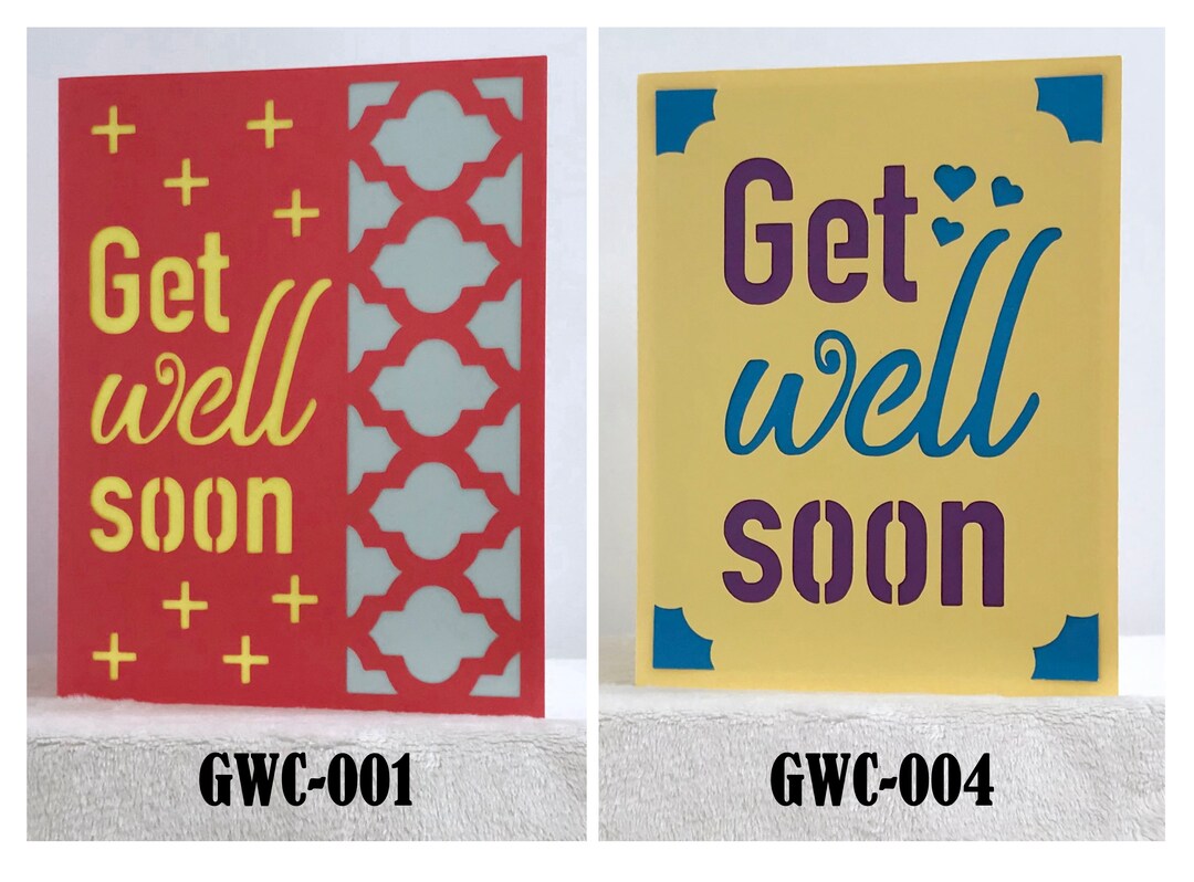 GET WELL CARDS: Get Well Soon Greeting Card Personalized - Etsy