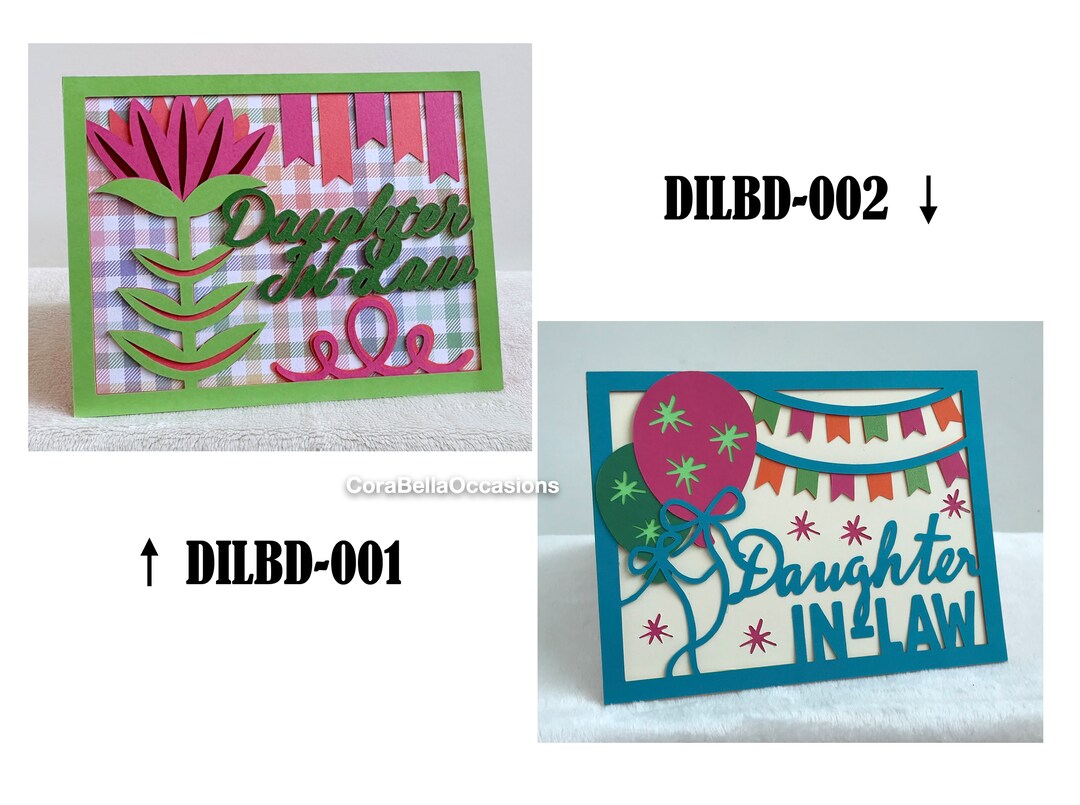 BIRTHDAY CARD for HER: Daughter-in-law Birthday Card Personalized ...