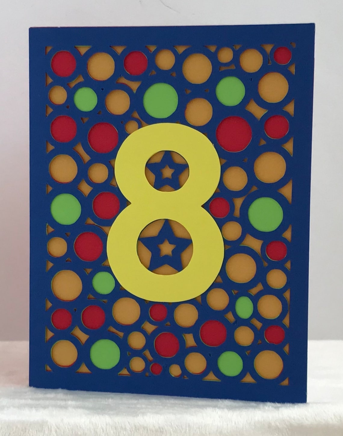 BIRTHDAY CARD for KIDS: 8th Birthday Card - Personalized Birthday Card ...