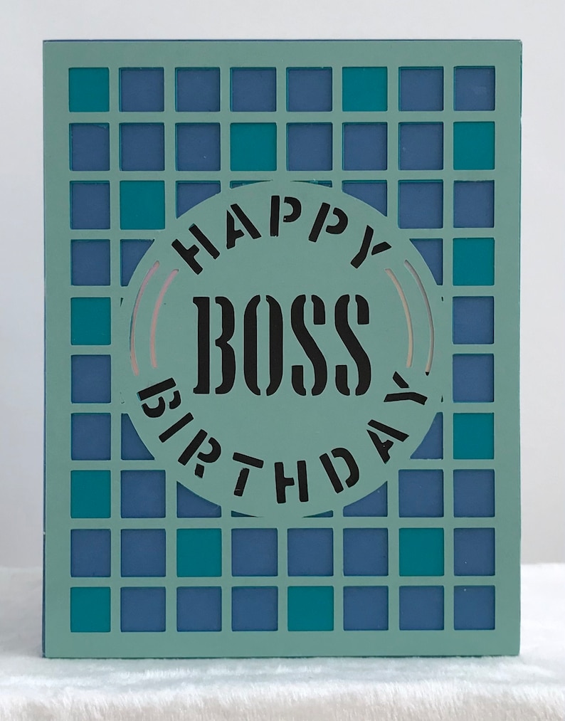 BIRTHDAY CARD for HIM: Boss Birthday Card - Boss Greeting Card ...