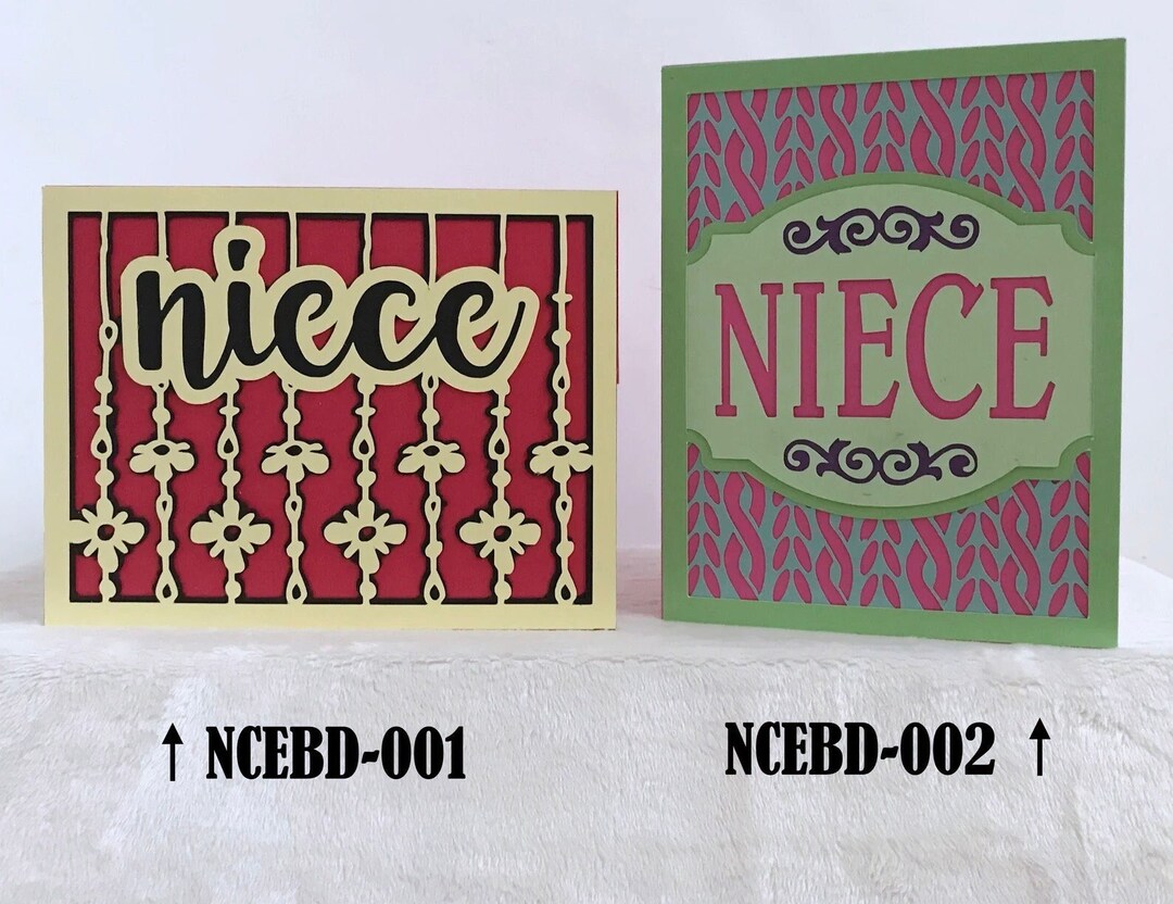 BIRTHDAY CARD for HER: Niece Birthday Card - Personalized Greeting Card ...