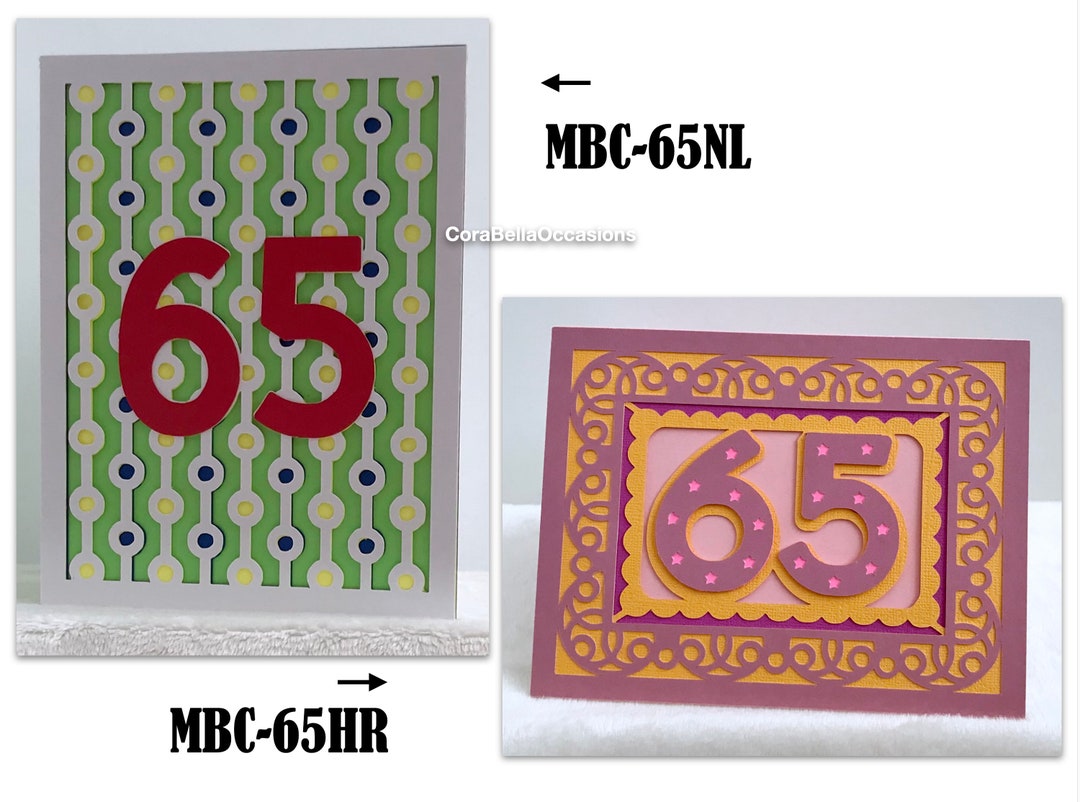 MILESTONE BIRTHDAY CARD: 65th Birthday Greeting Card - Happy 65th ...