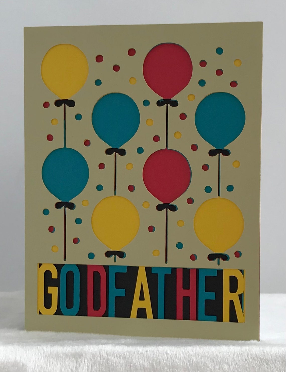 BIRTHDAY CARD for HIM: Godfather Birthday Card - Personalized Birthday ...