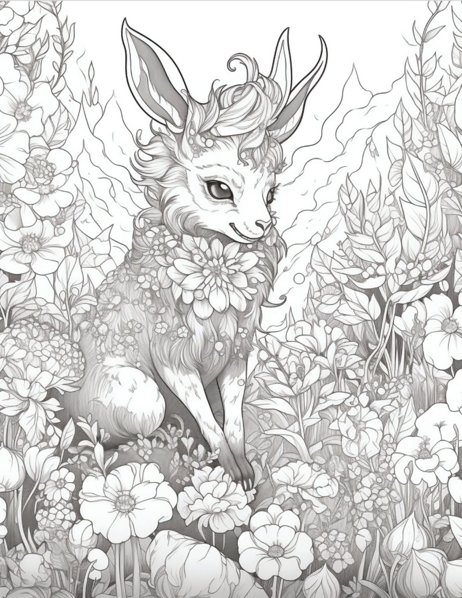 Mythical Creature Coloring Pages includes A4 and 8.5x11 - Etsy