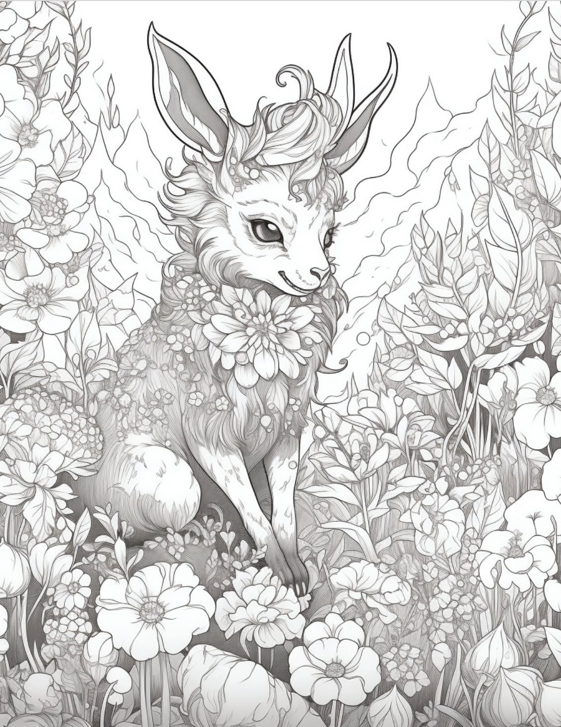 Mythical Creature Coloring Pages includes A4 and 8.5x11 - Etsy