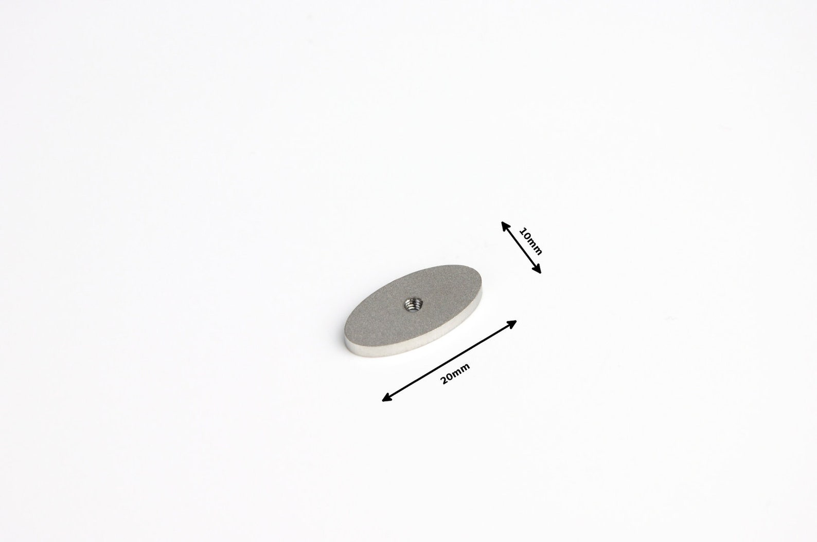 Ellipse-shaped Cabochon Disc With 2.5 Mm Thread - Etsy