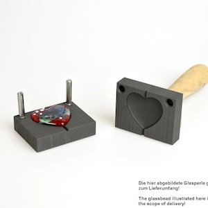 Bead Press Large Heart, Vertical Mandrel Guide - Etsy