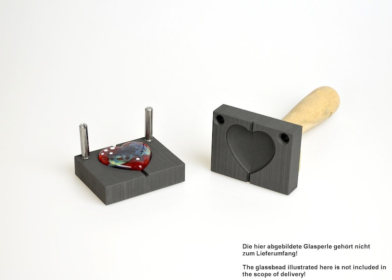 Bead Press Large Heart, Vertical Mandrel Guide - Etsy