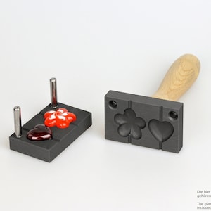 Bead Presst Two Forms: Flower and Heart, Vertical Mandrel Guide - Etsy