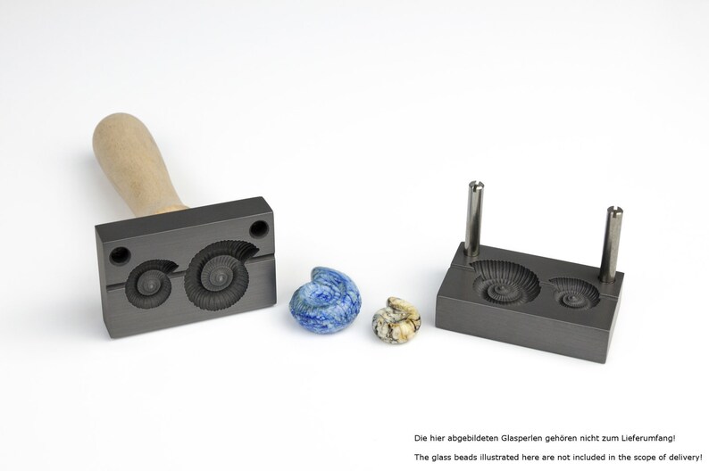 Bead Press Two Ammonites 30 and 20mm Horizontal Mandrel | Etsy