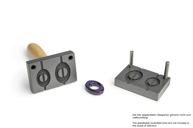 Bead Press With Two Oval Donuts With Round Middle 30 and - Etsy