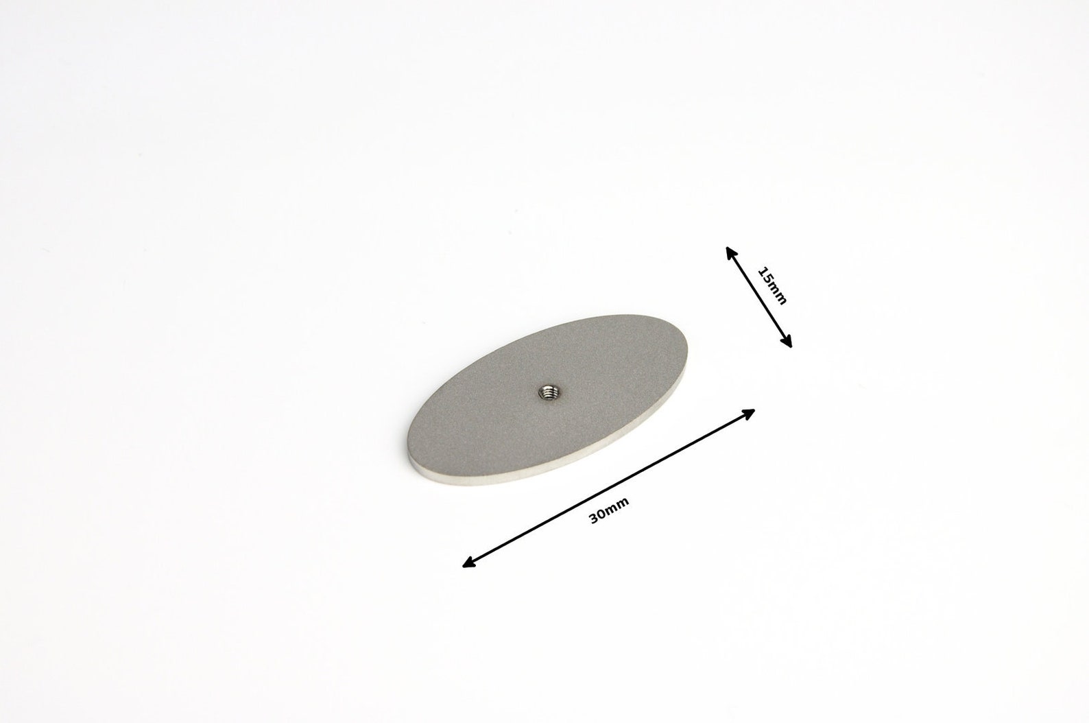 Ellipse-shaped Cabochon Disc With 2.5 Mm Thread - Etsy