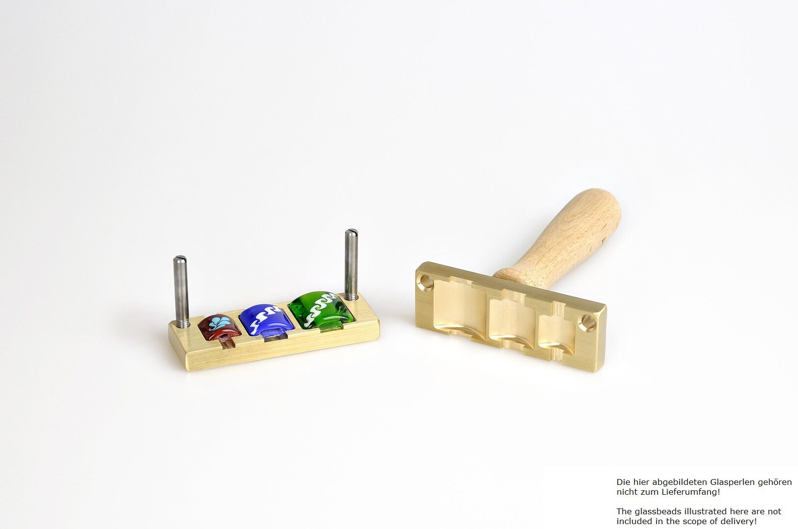 Home & Hobby Craft Supplies & Tools 16 Bead press for the flat mandrels ...