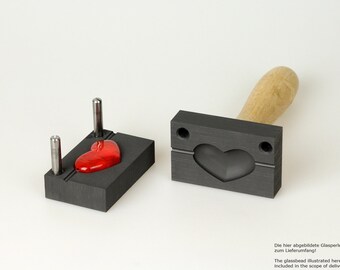 Bead Press Large Heart Vertical Mandrel Guide | Etsy