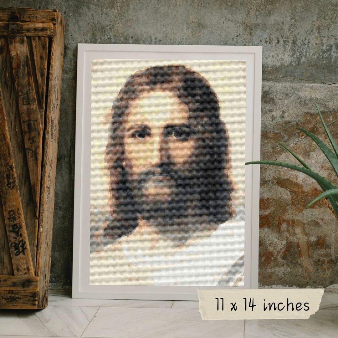 Jesus Christ Cross Stitch Pattern, Heinrich Hofmann, Religious, Art ...