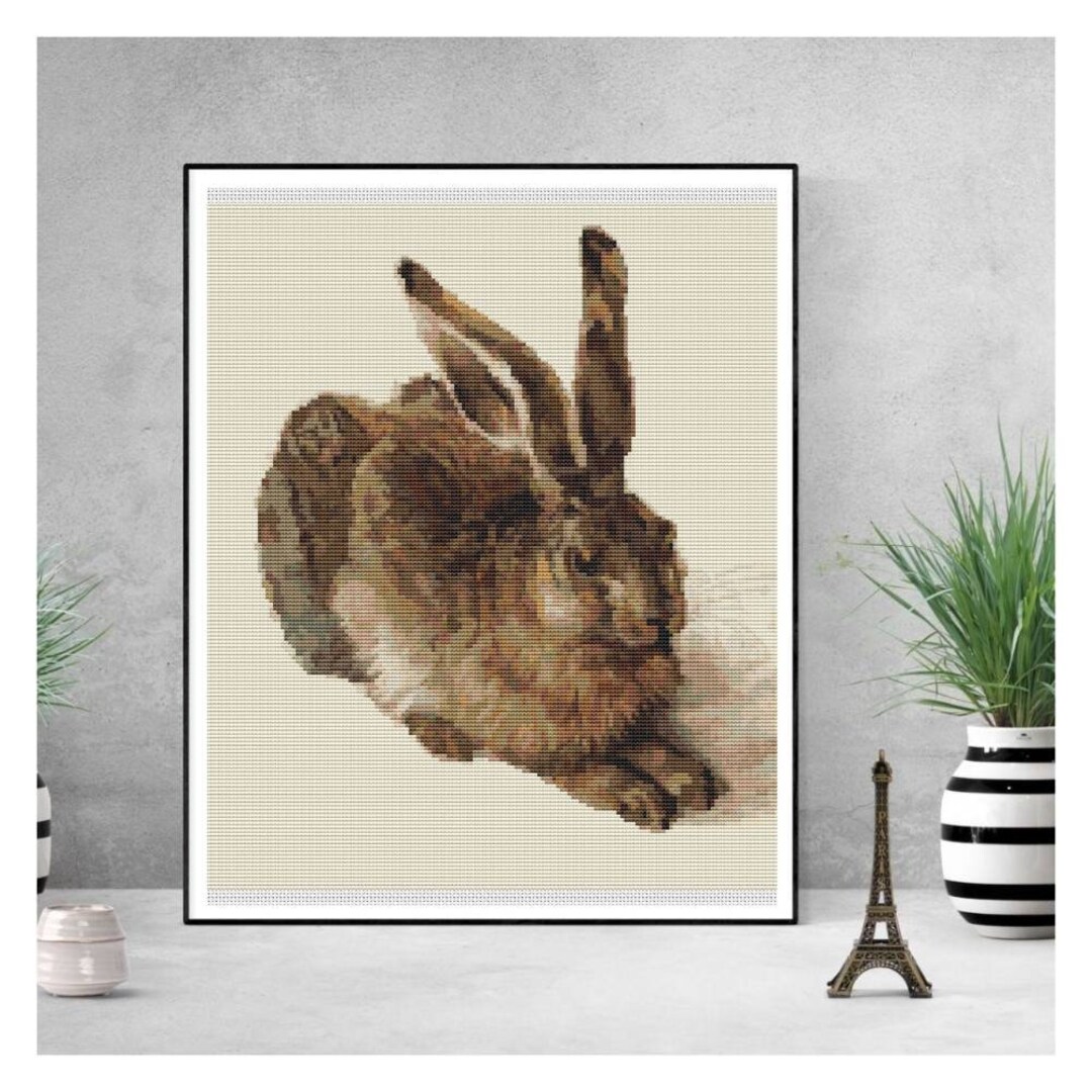 The Young Hare Cross Stitch Pattern, Animal Embroidery Chart PDF ...