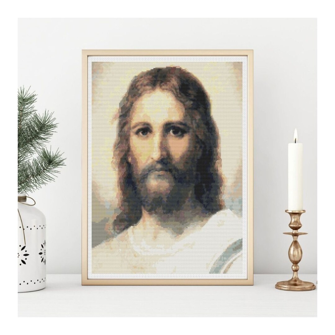 Jesus Cross Stitch Pattern Jesus Christ Cross Stitch - Etsy
