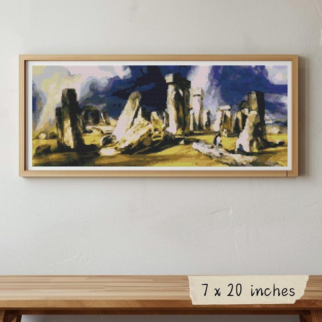 Stonehenge Counted Cross Stitch Kit, John Constable, Historical ...