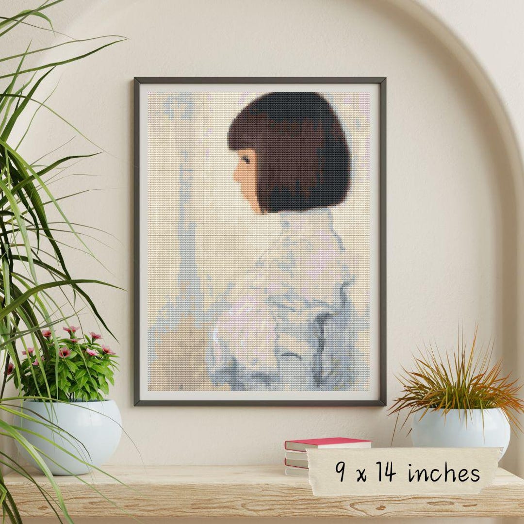Gustav Klimt Portrait Cross Stitch Kit: Helen Klimt Embroidery - Etsy
